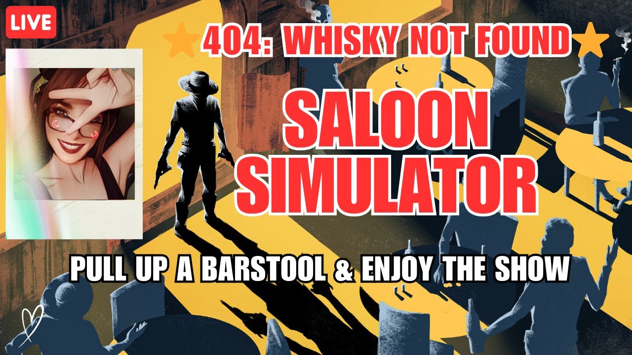 SALOON SIMULATOR | Pt 1 | Here’s a pause button for your overthinking 🛑 ...