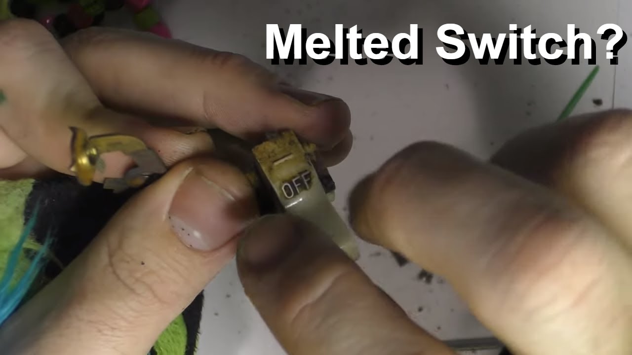 Melted Light Switch Teardown - YouTube