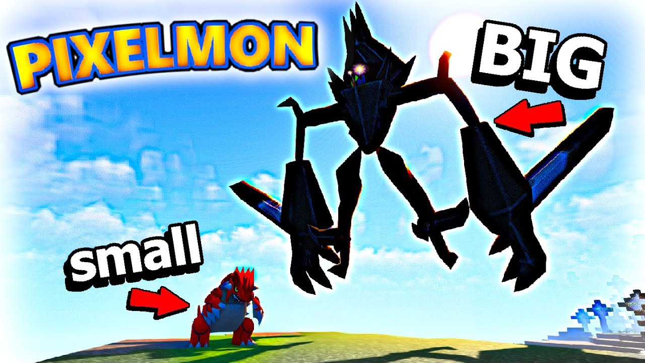 BIG PIXELMON VS SMALL PIXELMON...WHO WILL WIN? (Minecraft Pokemon Mod ...