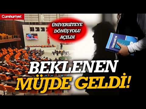 TBMM’den beklenen müjde geldi! ‘Öğrenci affı’ maddesi kabul edildi