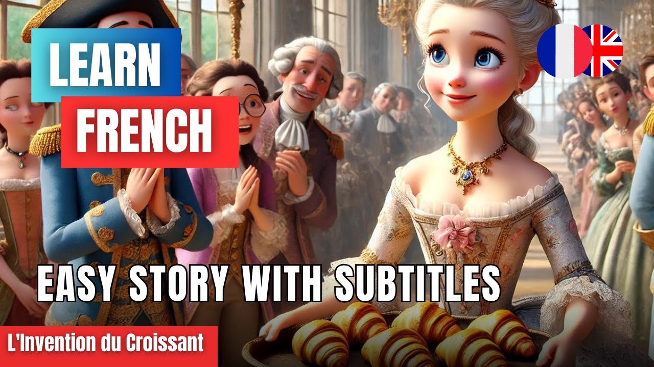 🥐 How the Croissant was Invented | Learn French with Easy Stories - YouTube