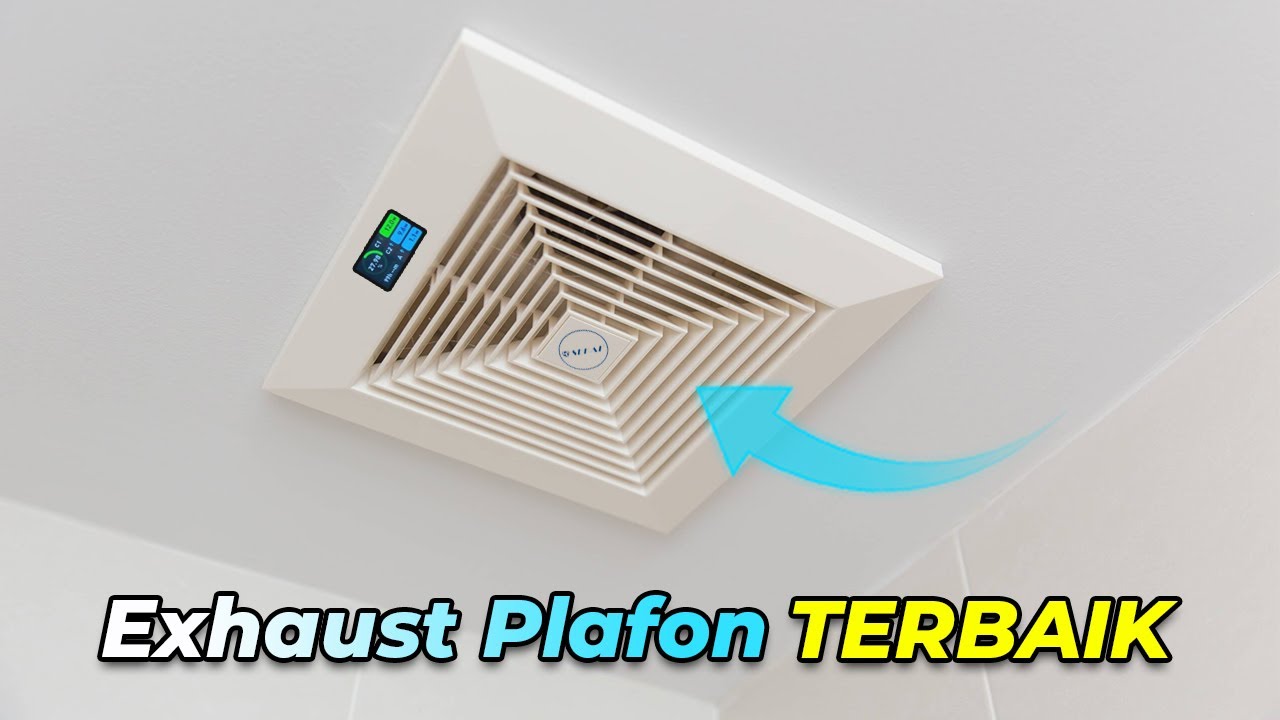 5 Rekomendasi EXHAUST FAN Plafon Blower TERBAIK - YouTube