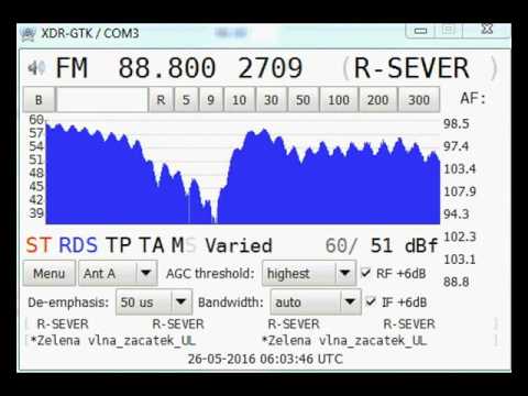 [Es] 88.8 MHz - ČRo Sever - Ústí nad Labem/Buková hora - Czech Republic (1447 km)