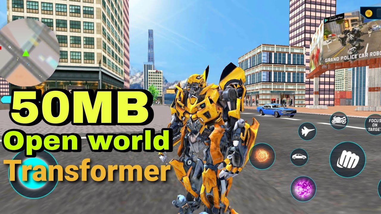 ULTIMATE TRANSFORMER GAME FOR ANDROID/IOS | Jet car bike robot ...