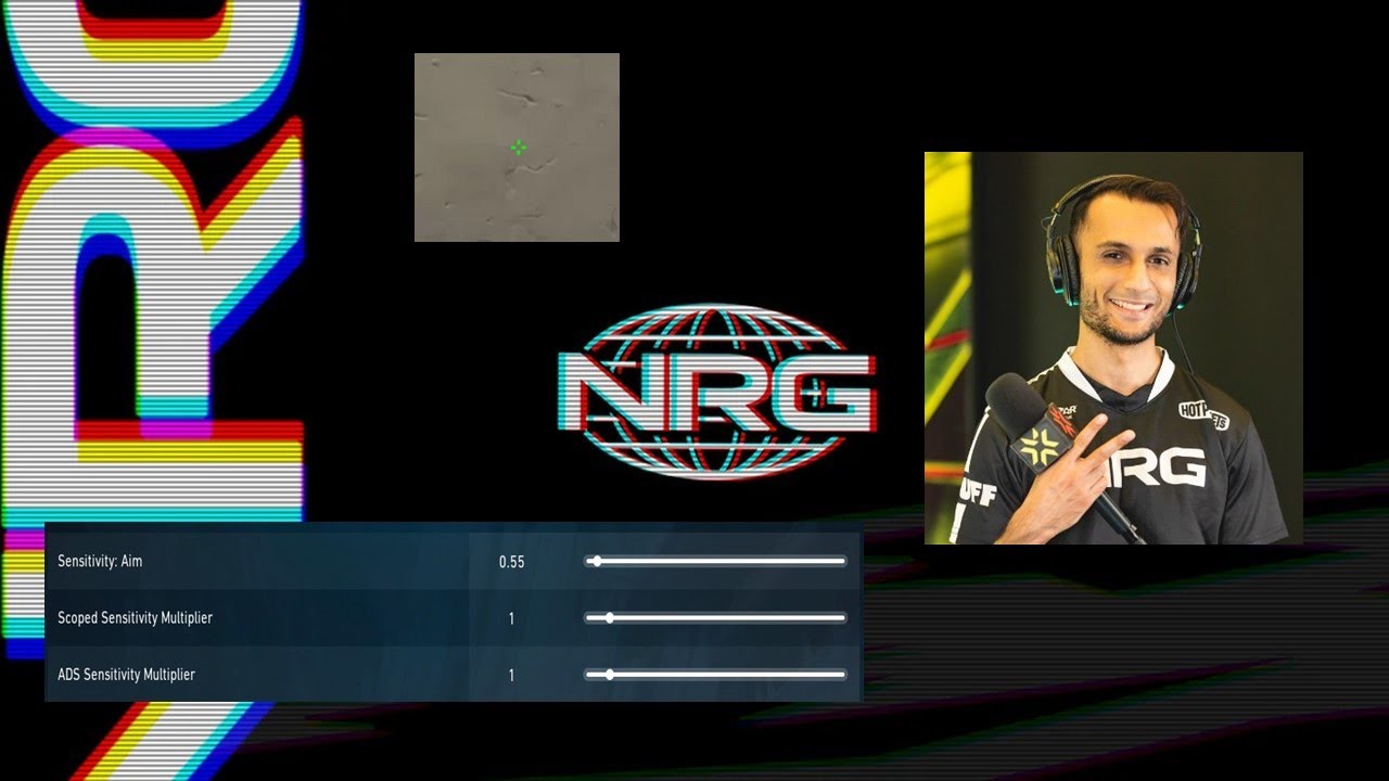 I play with settings of a pro player (NRG fns) - YouTube