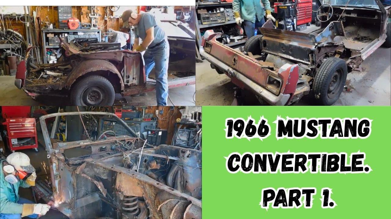 1966 Mustang convertible rebuild. Teardown and dissection. #mustang # ...