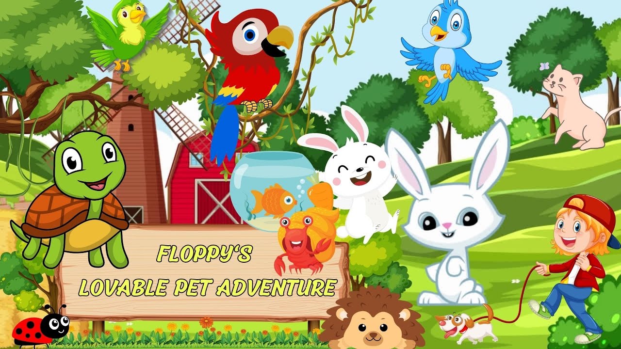 Floppy's Lovable Pet Adventure | Meet 16 Adorable Pets with Floppy ...