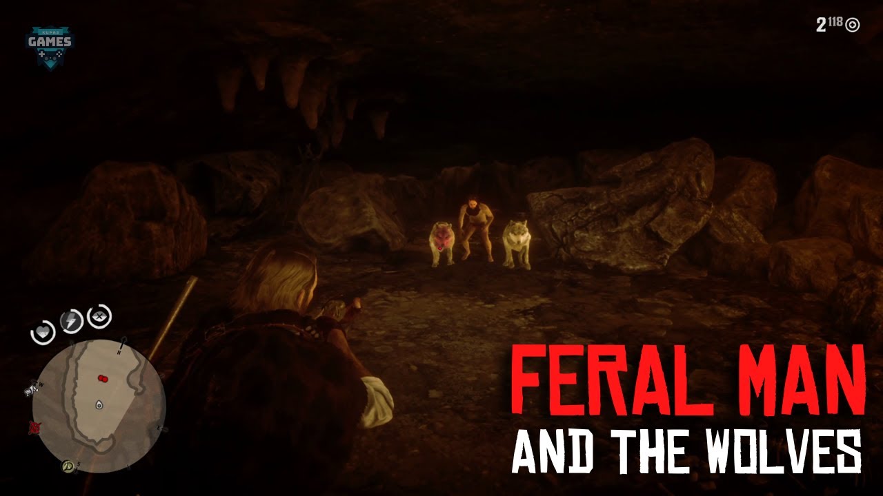 Red Dead Redemption 2 Easter Egg - Meet the Feral Man and His Wolves at ...