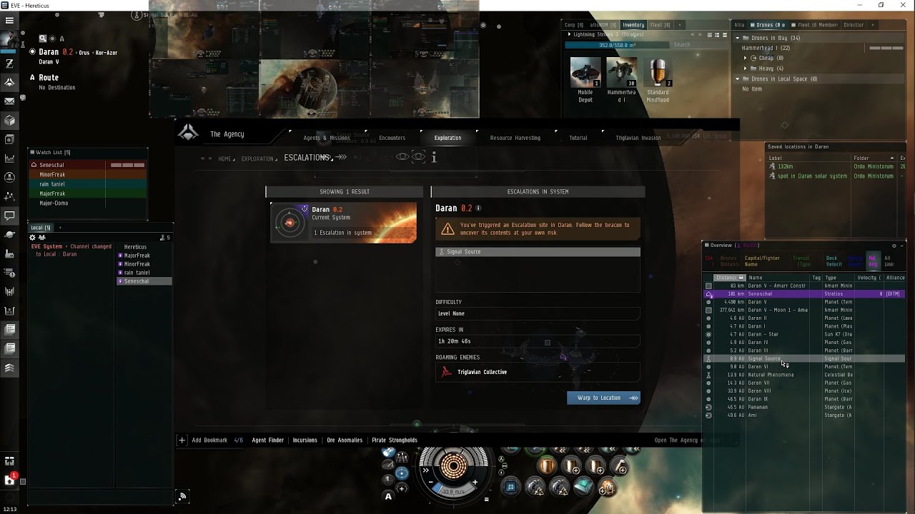 Eve online Event - Signal Source (2nd escalation) - YouTube