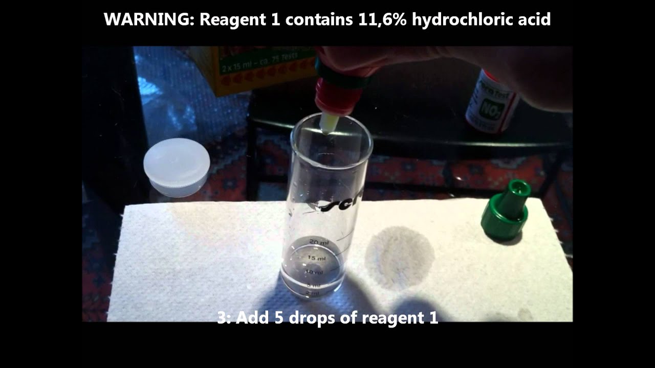 TEST NO2 SERA NITRIT - HOW TO - YouTube