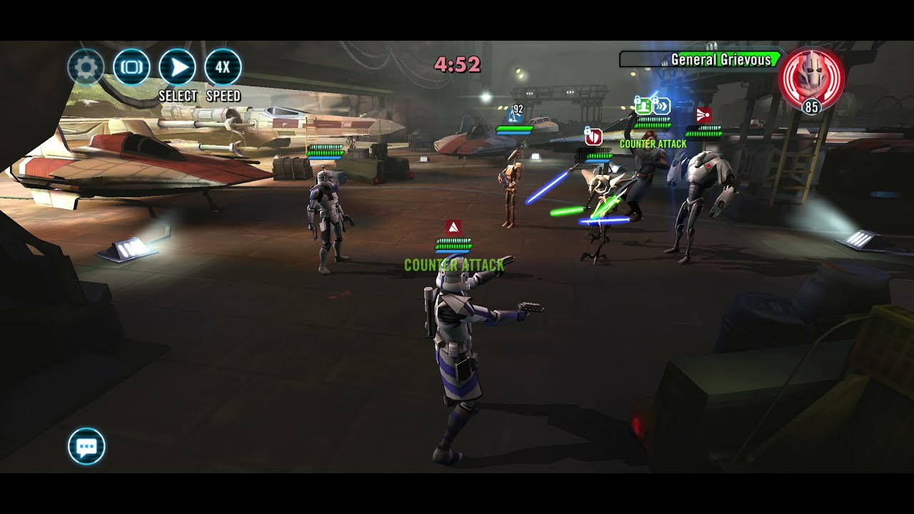 GAS vs GG - 3v3 - General Anakin Skywalker vs General Grievous - SWGOH ...