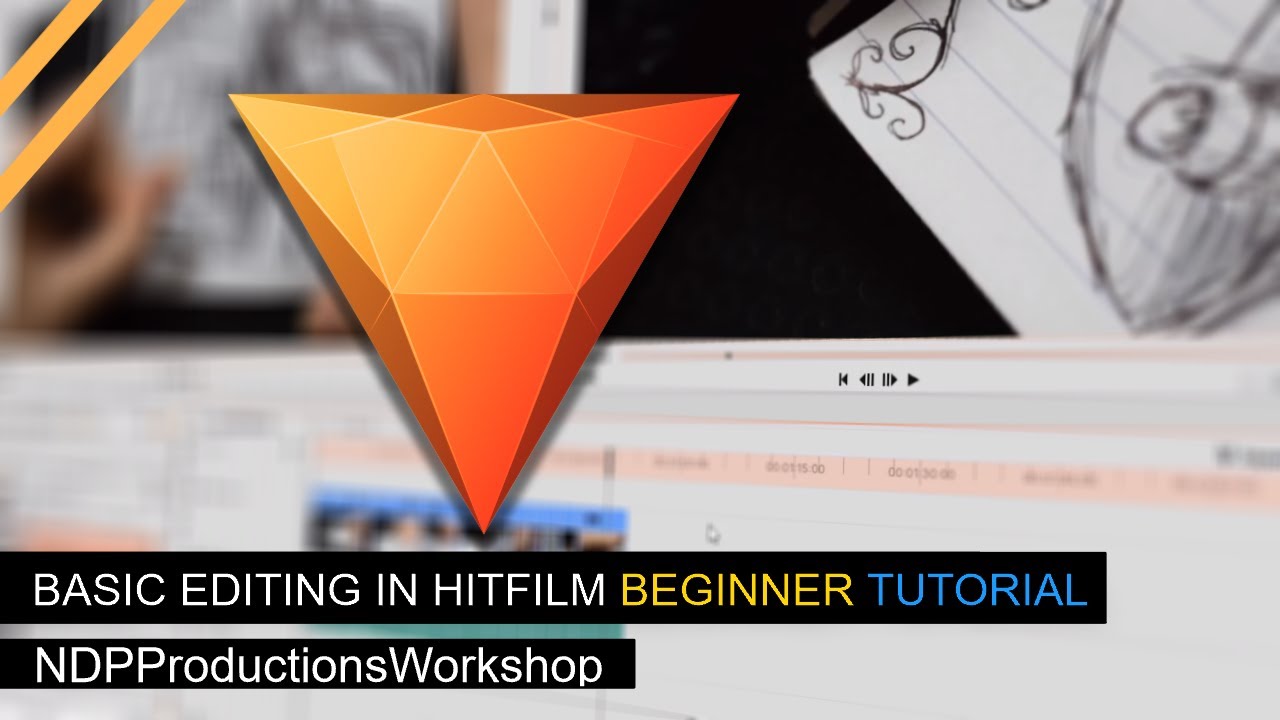 New Projects and Basic Editing | Hitfilm Express Tutorial - YouTube