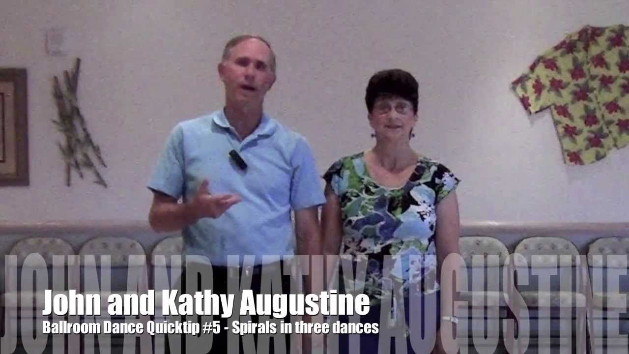 Ballroom dance Quicktip #5 by John and Kathy Augustine - YouTube