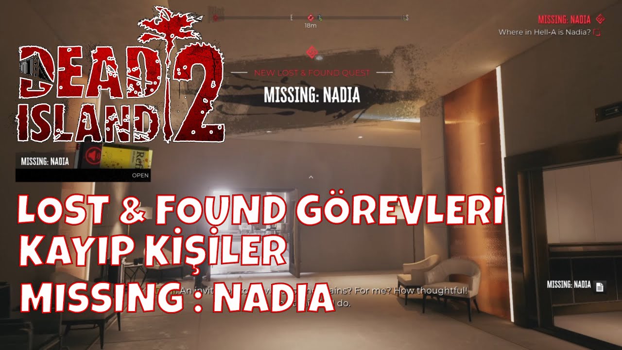 Dead Island 2 - Kayıp Kişiler Nadia - (LOST AND FOUND GÖREVLERİ) - YouTube
