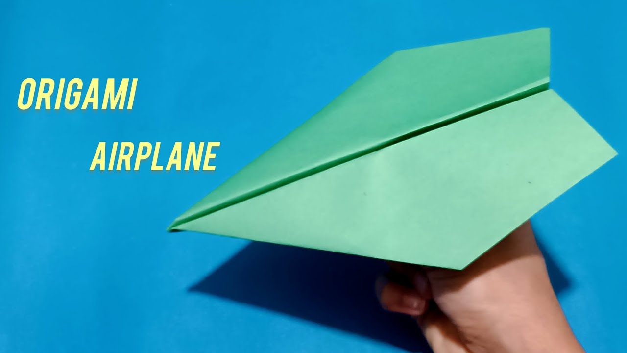 Soaring into Creativity: Ultimate Origami Airplane Tutorial - YouTube