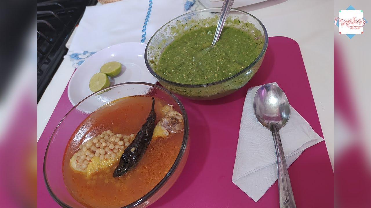 Caldo de Pollo con Sopa de Munición #Mosabors - YouTube