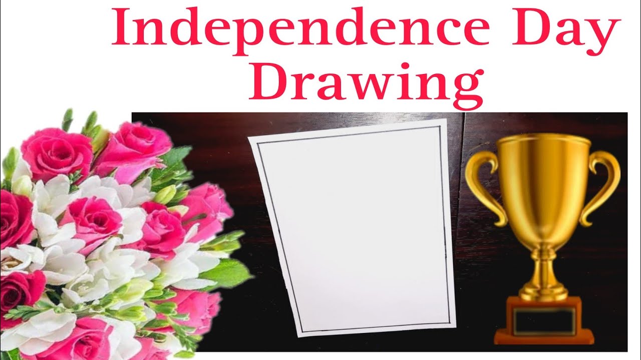 Independence Day Drawing / How to Draw Independence Day Poster Easy ...