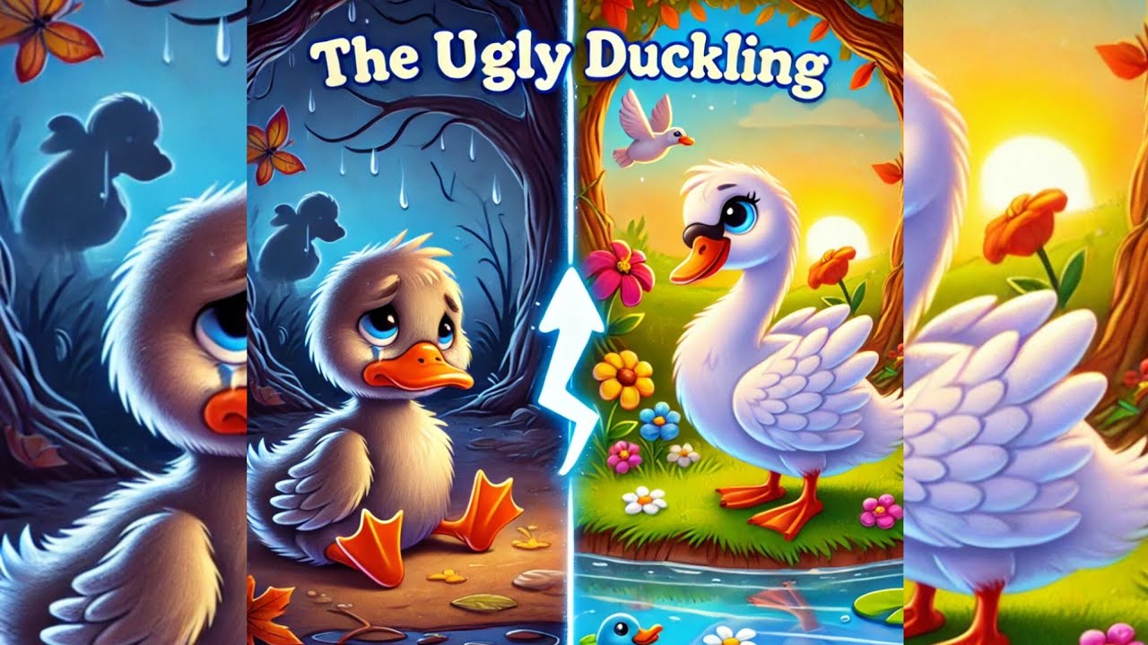 The Ugly Duckling | Short Moral Story for Kids | Inspiring Bedtime ...