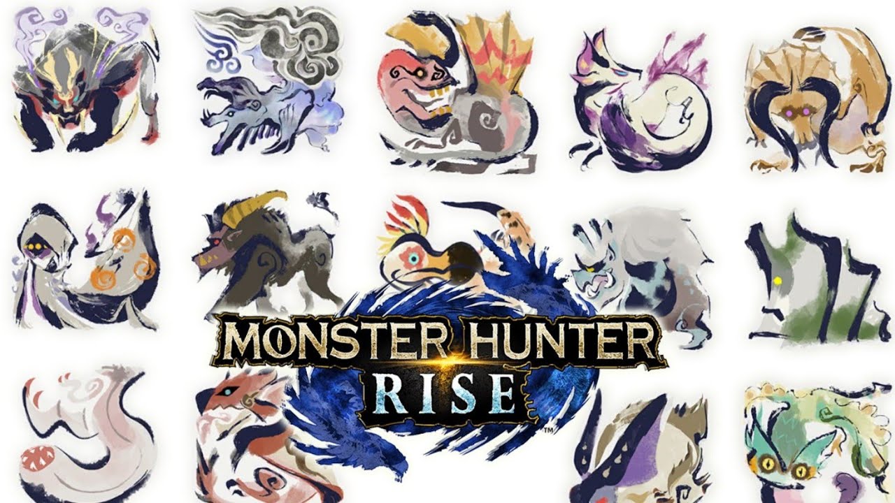 All Monster Hunter Rise Monsters Intro + Icon - YouTube