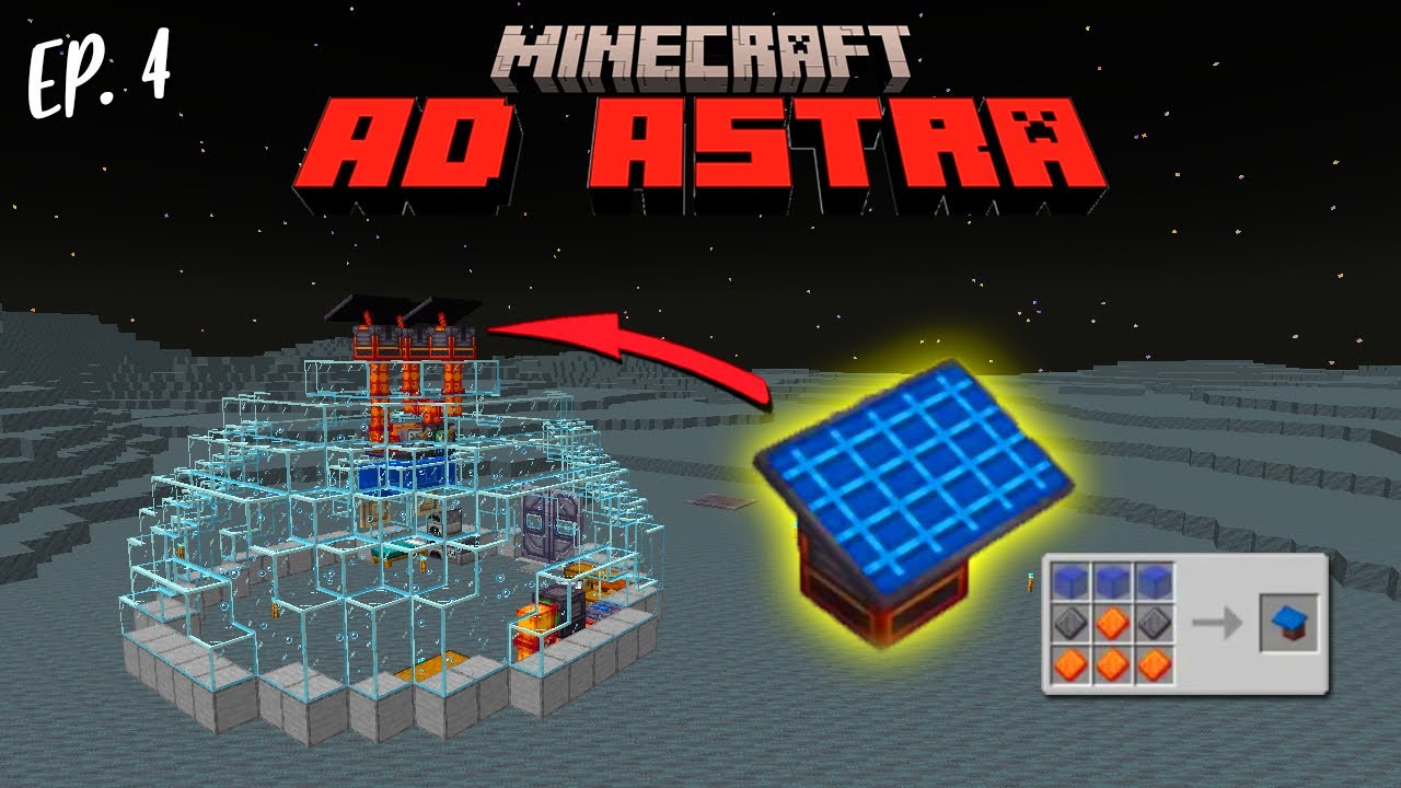 Ad Astra: Minecraft Space Series! Ep.4 - One small step for man... - YouTube