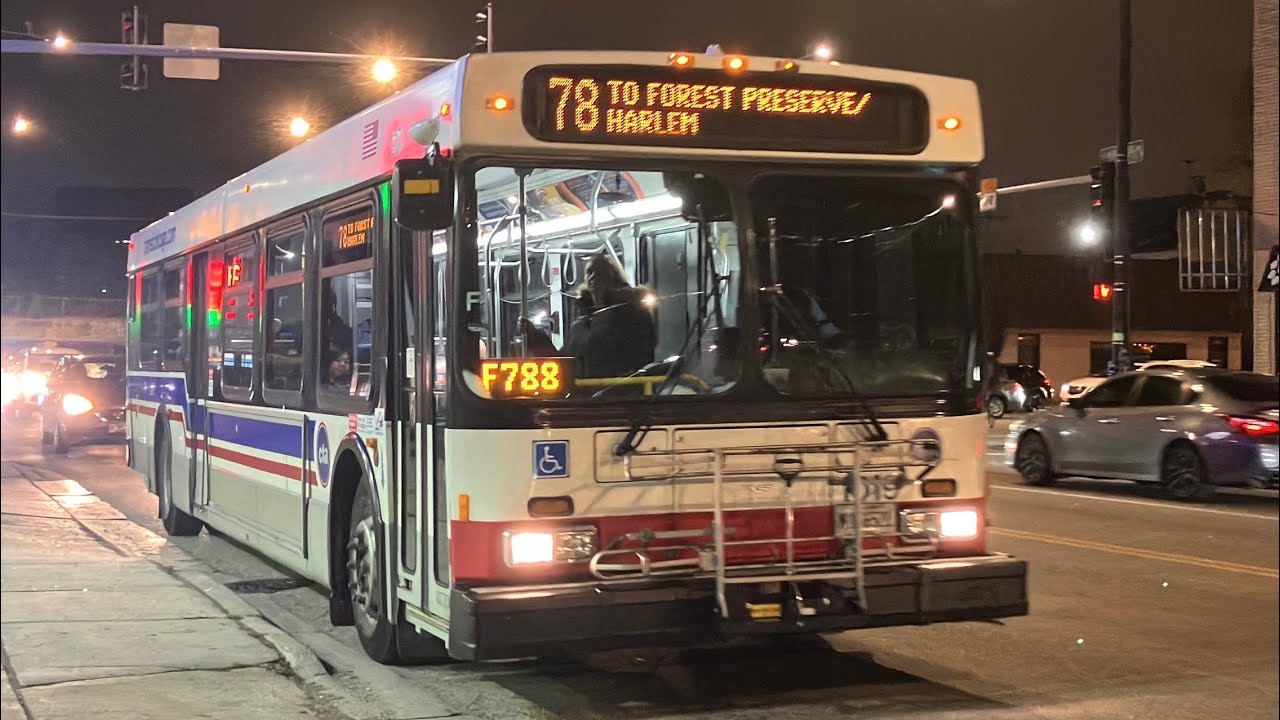 CTA 2006 New Flyer D40LF Bus 1019 On Rt 78 Montrose - YouTube