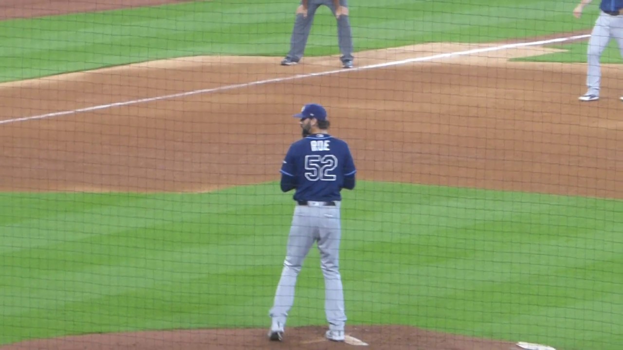 Chaz Roe pitching...ALDS Game 1...Rays vs. Astros...10/4/19 - YouTube