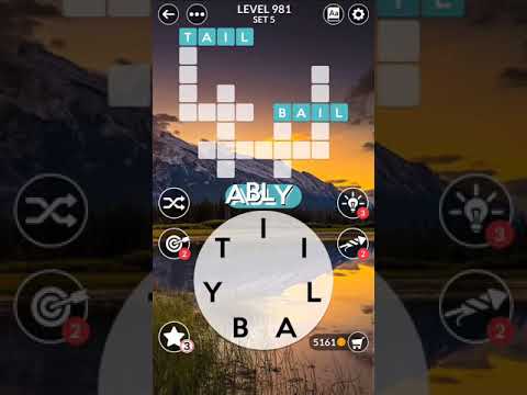 Wordscapes Level 981 | Answers - YouTube