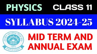 Class 11 Chemistry Syllabus 2024 25 Annual Exam And Mid Term Exam ...