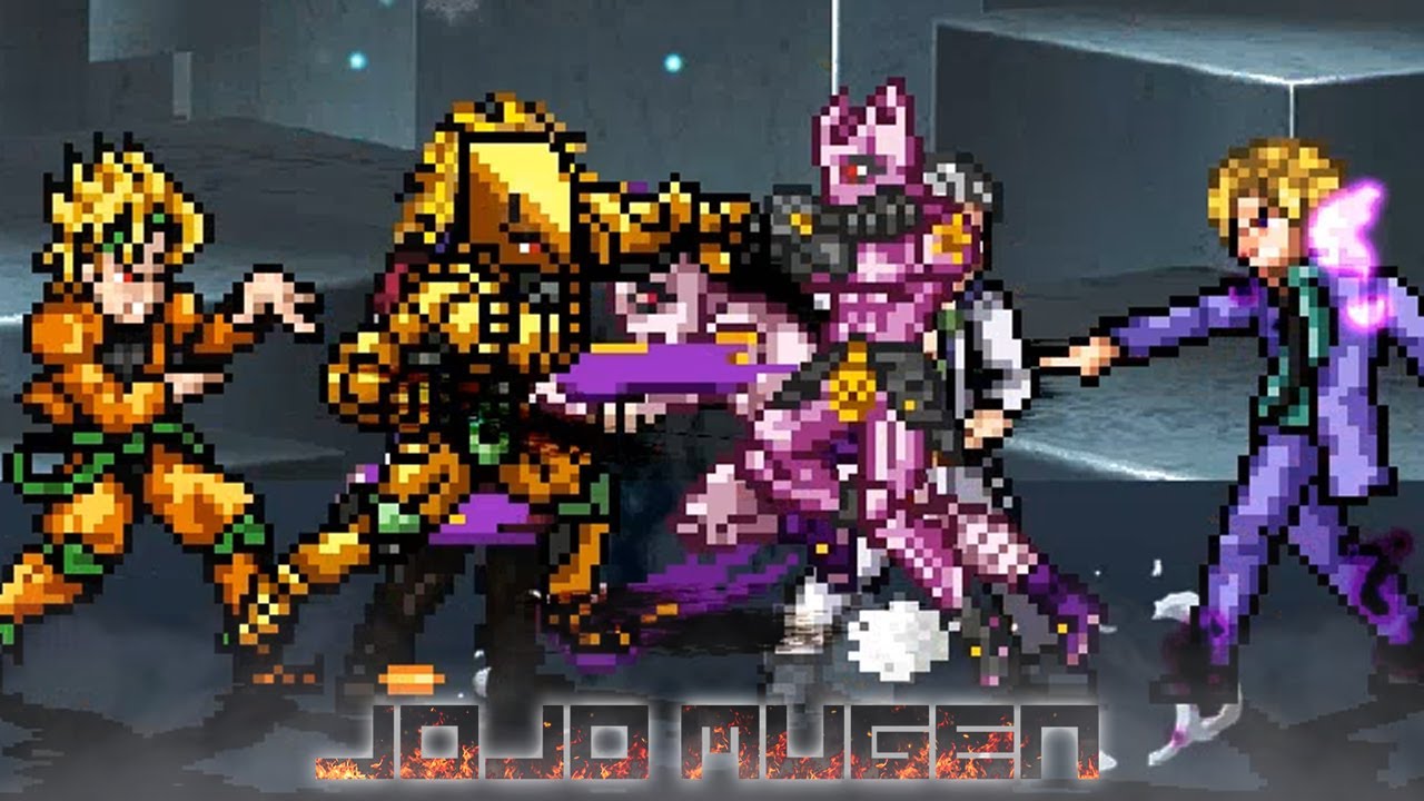 Double Dio vs Double Kira Yoshikage. Jojo's Bizarre Adventure MUGEN ...