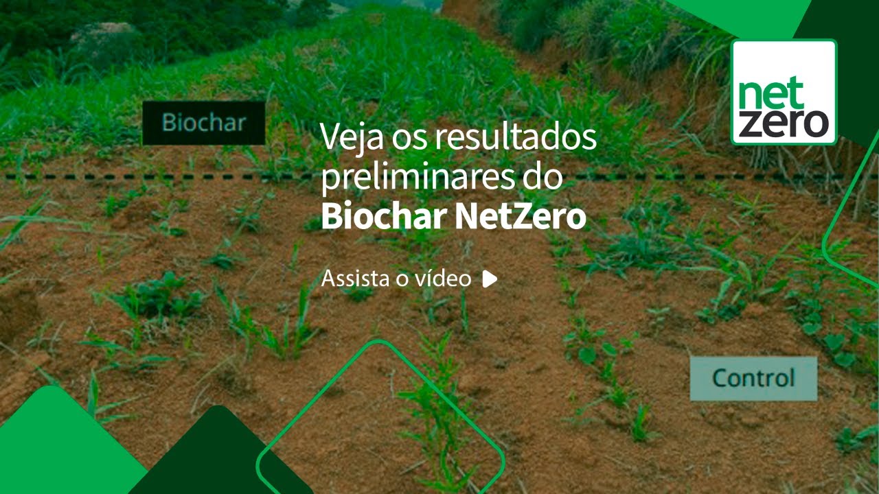 Veja os Resultados preliminares do Biochar NetZero - YouTube