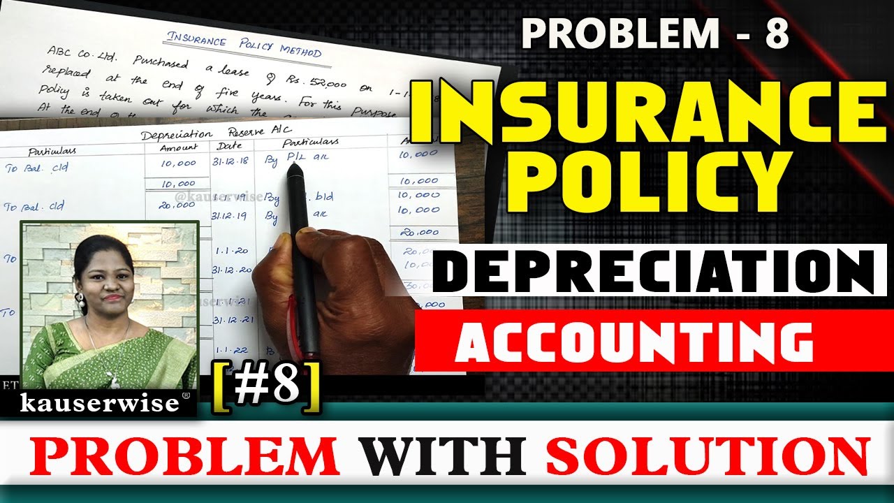 [8] Insurance Policy Method | Depreciation Accounting | Financial Accounting Tutorial ...