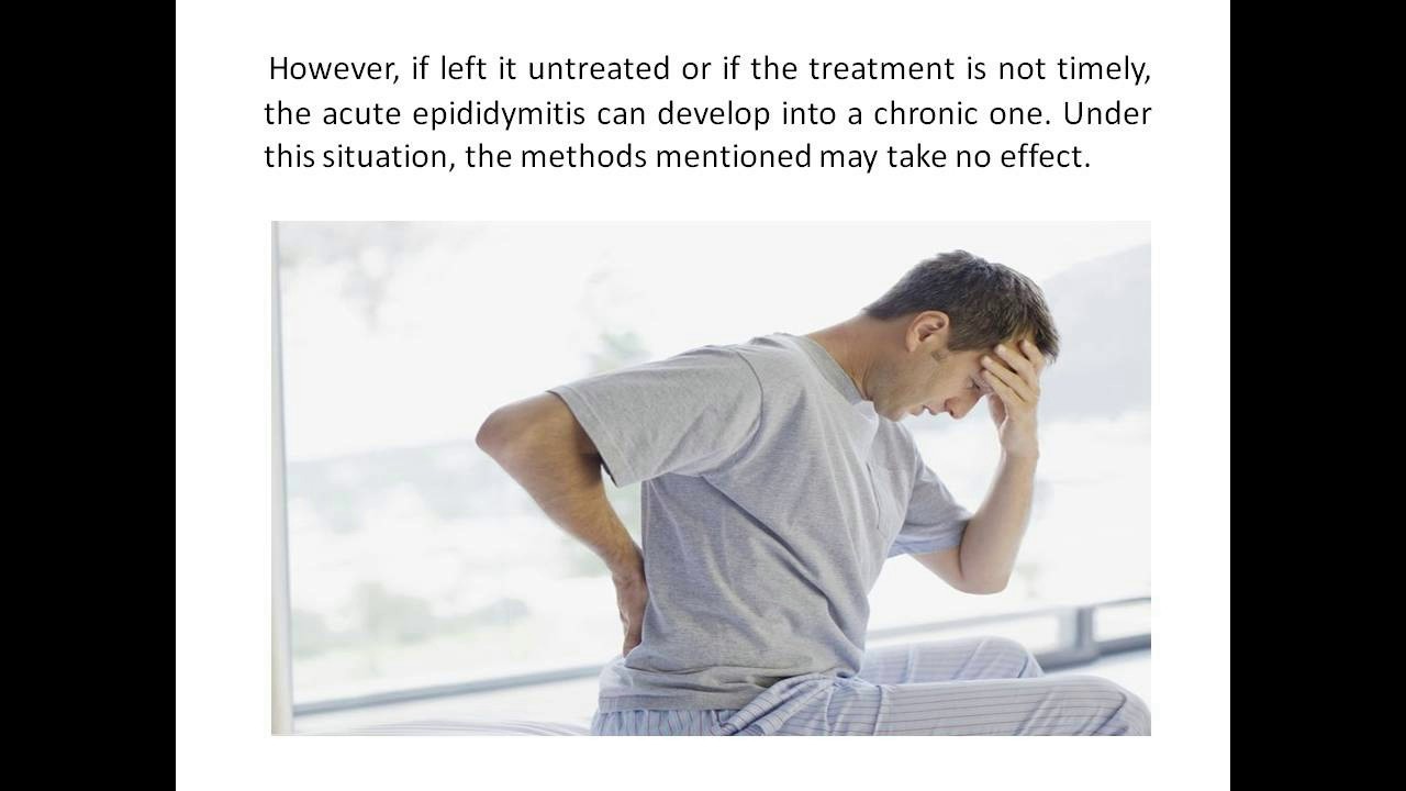 How to deal with acute epididymitis - YouTube