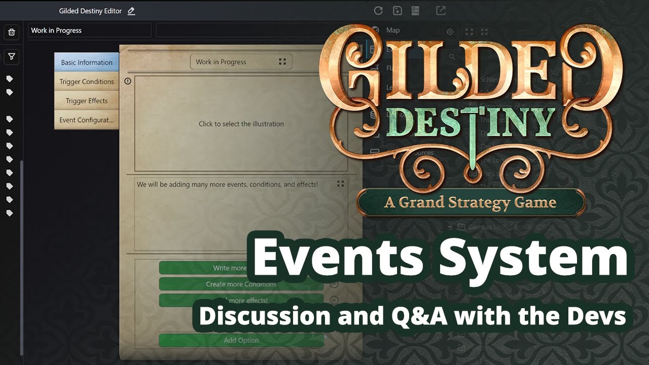 Gilded Destiny Events System: Discussion with the Devs - YouTube