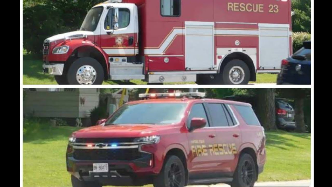 Brush Fire - Sunset Drive Central Elgin Fire On Scene - YouTube