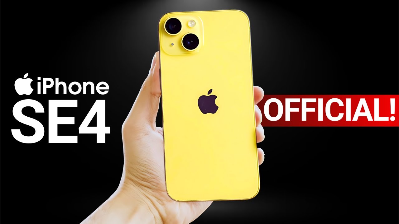 iPhone SE 4 - IT'S OFFICIAL!! - YouTube