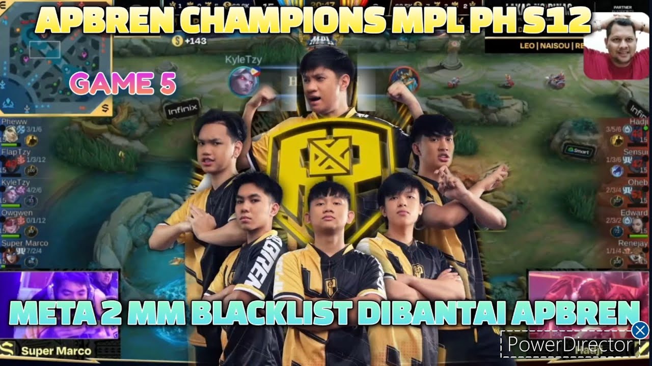 BLACKLIST INTERNATIONAL DIBANTAI APBREN DI GAME 5.APBREN JUARA MPL PH ...