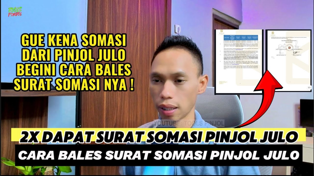 Cara balas surat somasi pinjol julo, Galbay Pinjol julo 2025 - YouTube