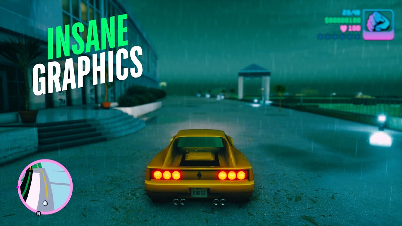 🤯 Maxed Out Graphics GTA Vice City : Definitive Edition that looks like ...