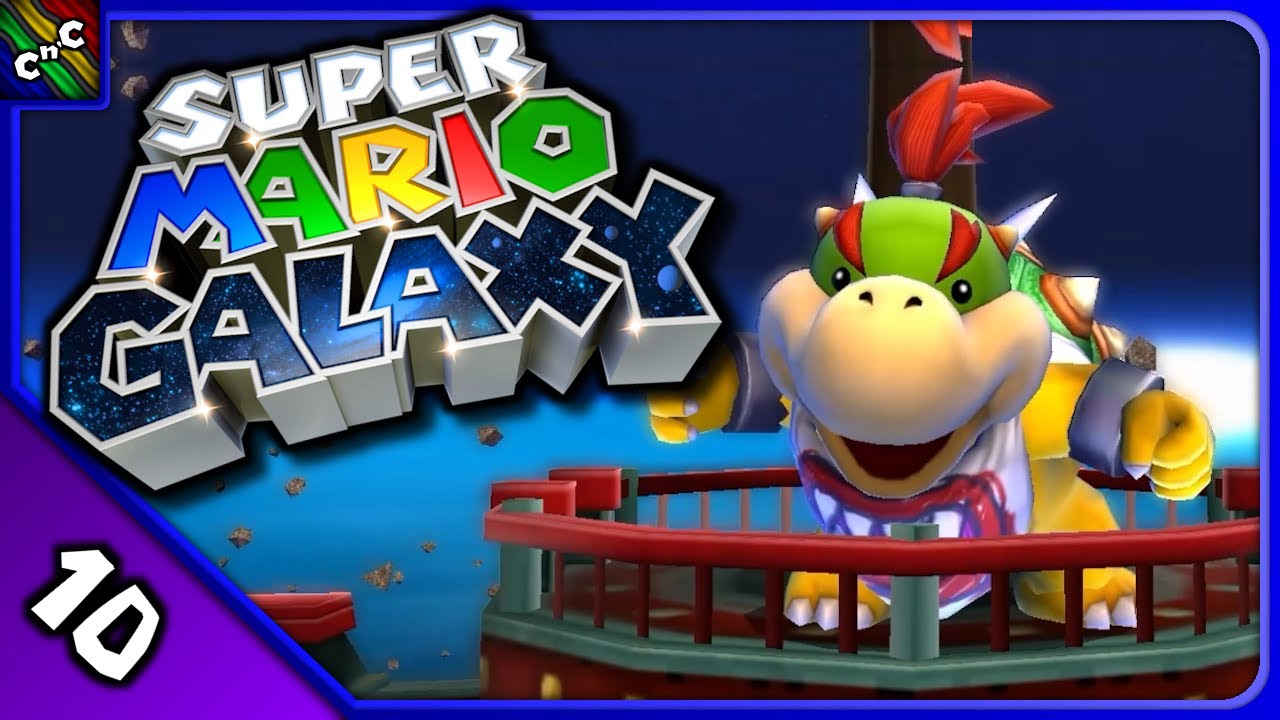 BOWSER JR'S AIRSHIP ARMADA! | Super Mario Galaxy LETS PLAY Episode 10 ...