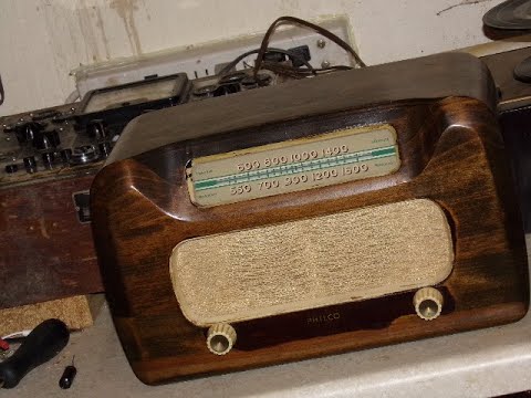 1946 philco 46-461 part one - YouTube