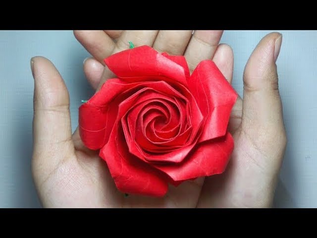 Pentagon Rose Origami Tutorial