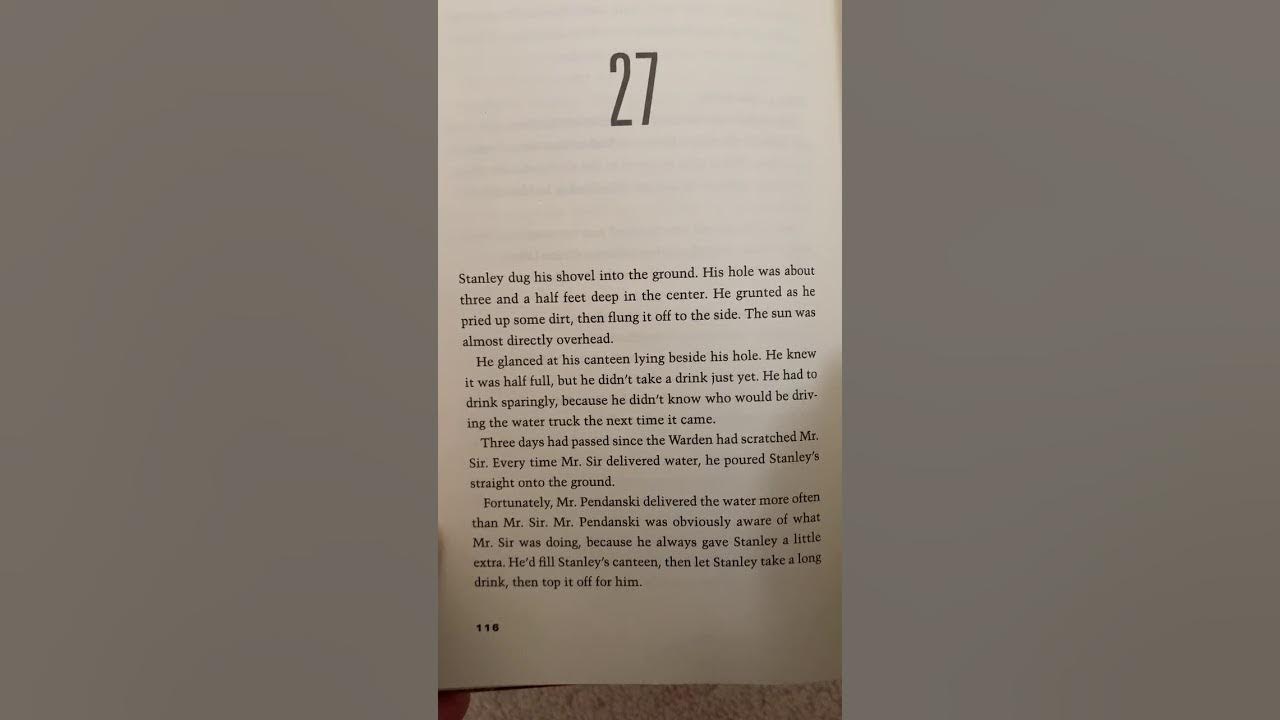 Holes Chapters 26 - 28 - YouTube