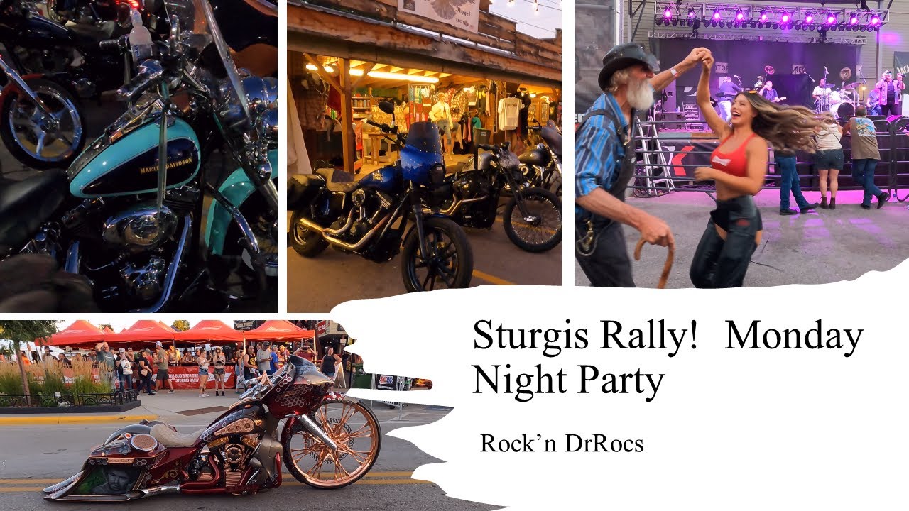 Monday Night at Sturgis Rally! - YouTube