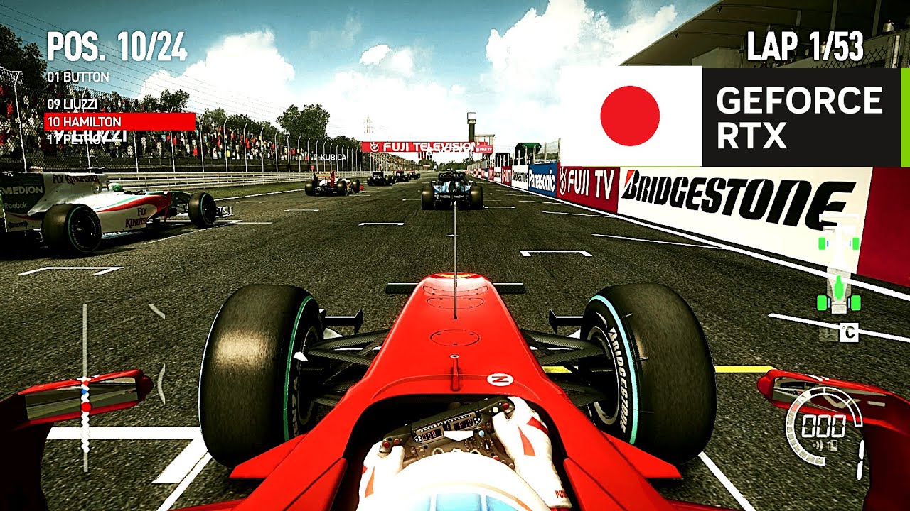 F1 2010 - Lewis Hamilton Ferrari Career Mode Part 16 - (JAPAN ...