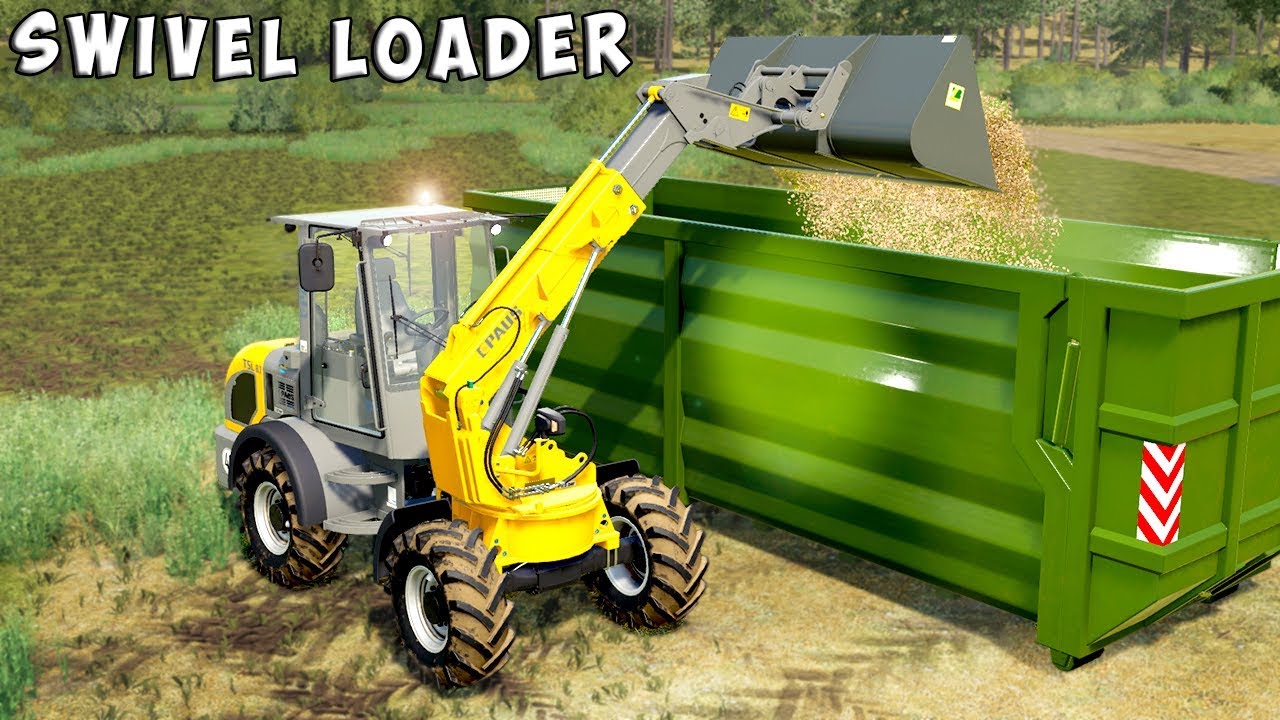 Farming Simulator 19 - PAUS TSL 8.7 Telescopic Swivel Loader - YouTube