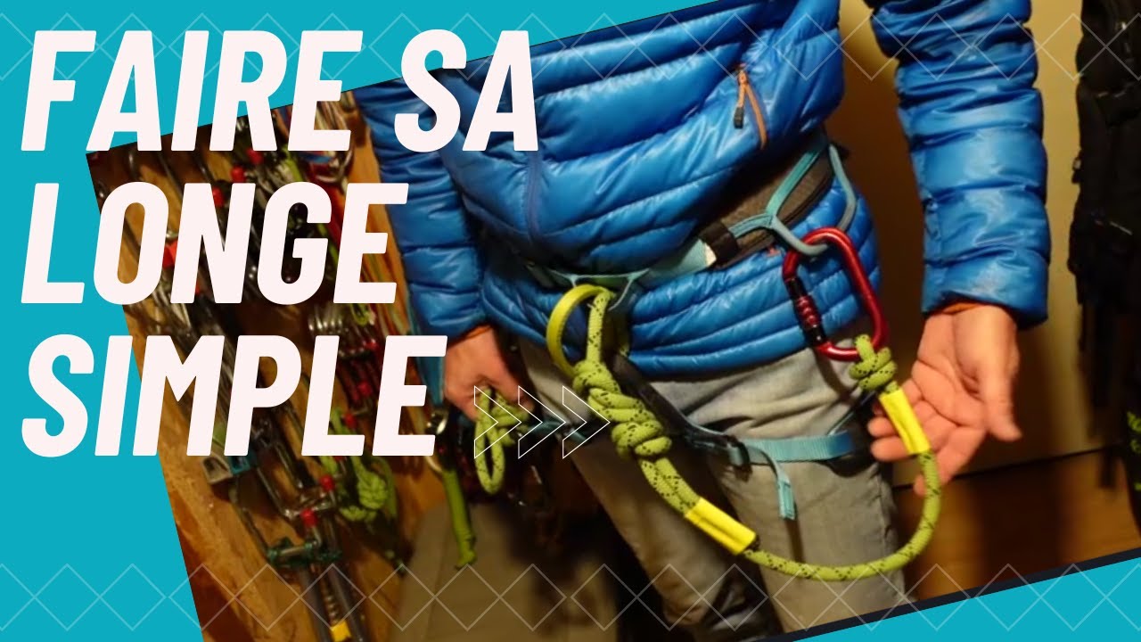 Comment faire une longe simple. Tutto Alpinisme 57. EVOLUTION - YouTube