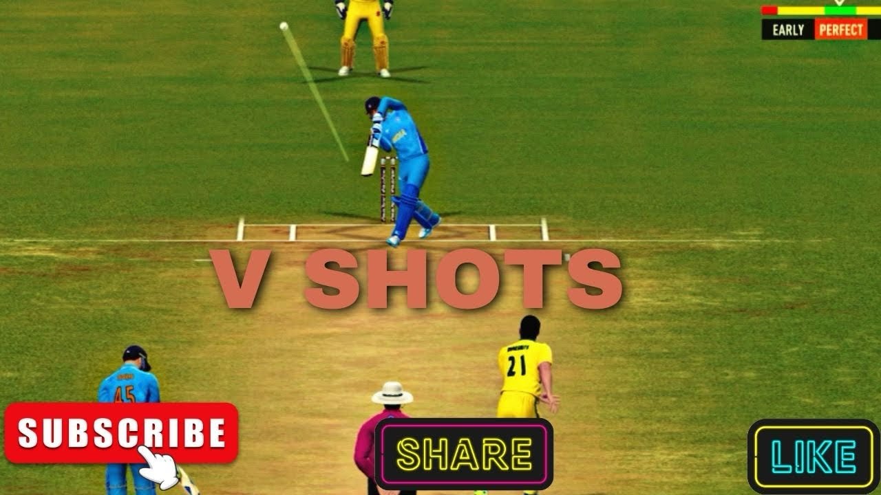All V Shots which is also known as proper cricketing shots | REAL ...