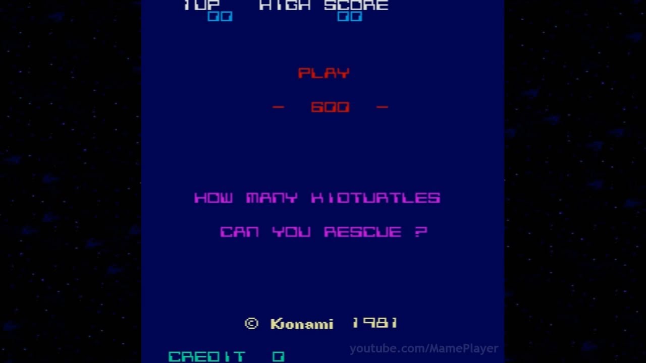 600 1981 Konami Mame Retro Arcade Games - YouTube