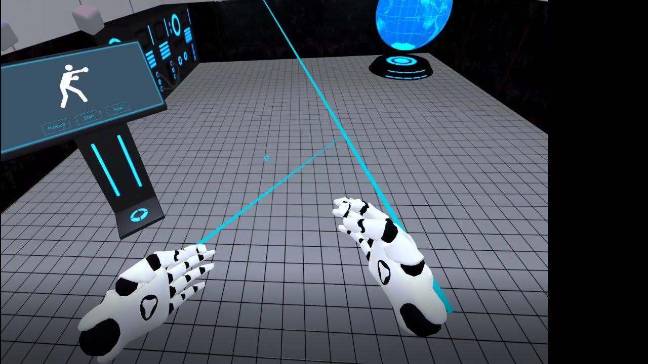 mHand Pro mocap gloves hand tracking with Pico demonstrate on Android ...