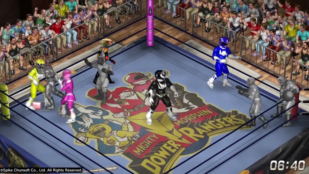 Power Rangers vs Putties 4 on 4 Match - Fantasy Pro Wrestling League ...